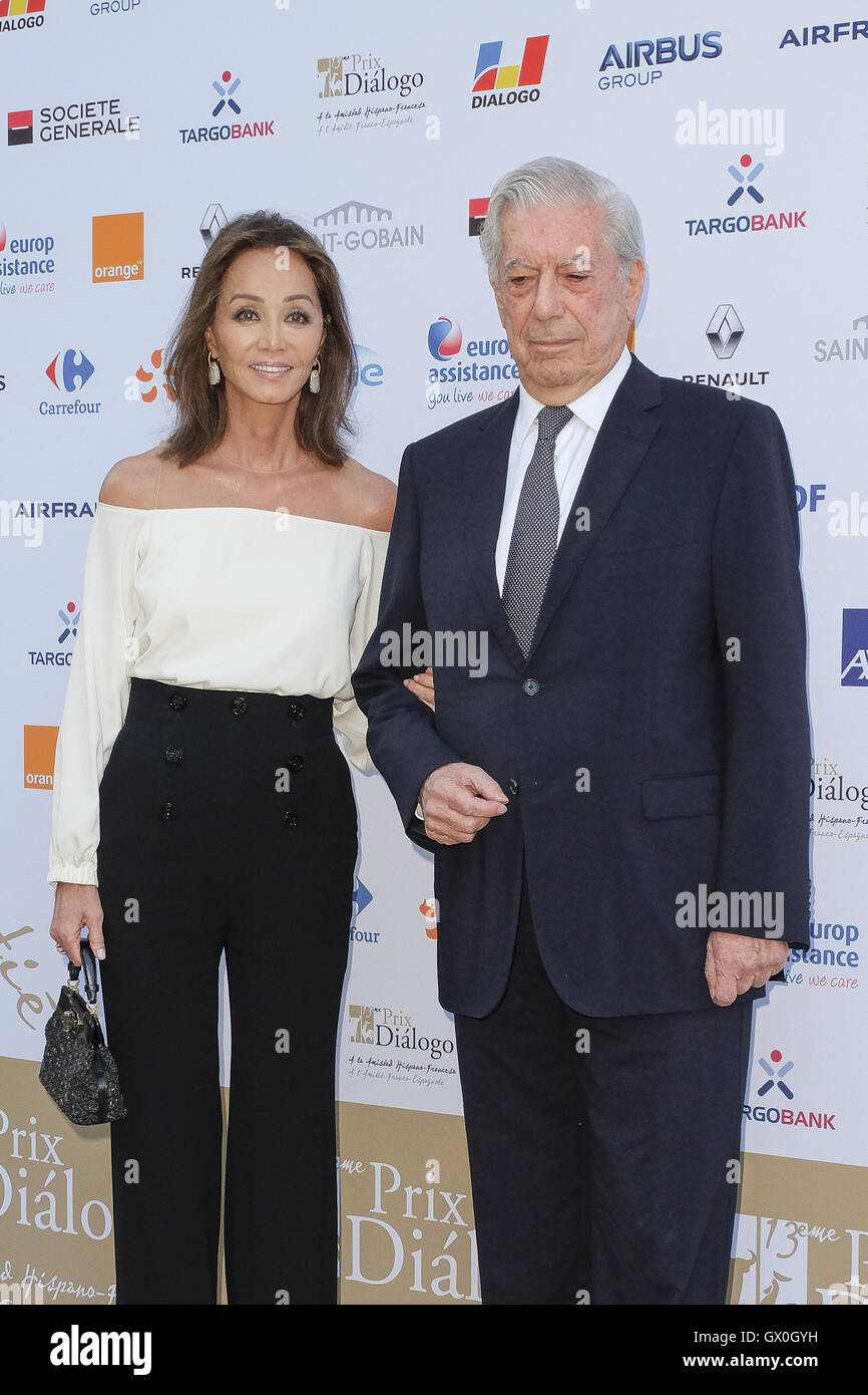 Peruvian author and Nobel Prize in Literature Mario Vargas Llosa and ...