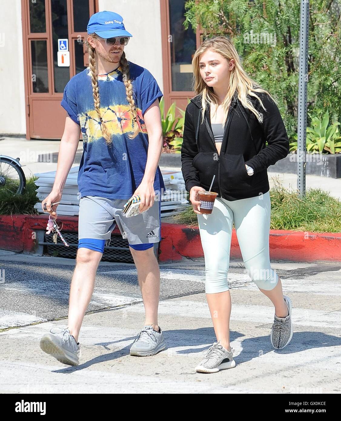 Chloe Grace Moretz out with her stylist friend Harvey Guillen Featuring ...