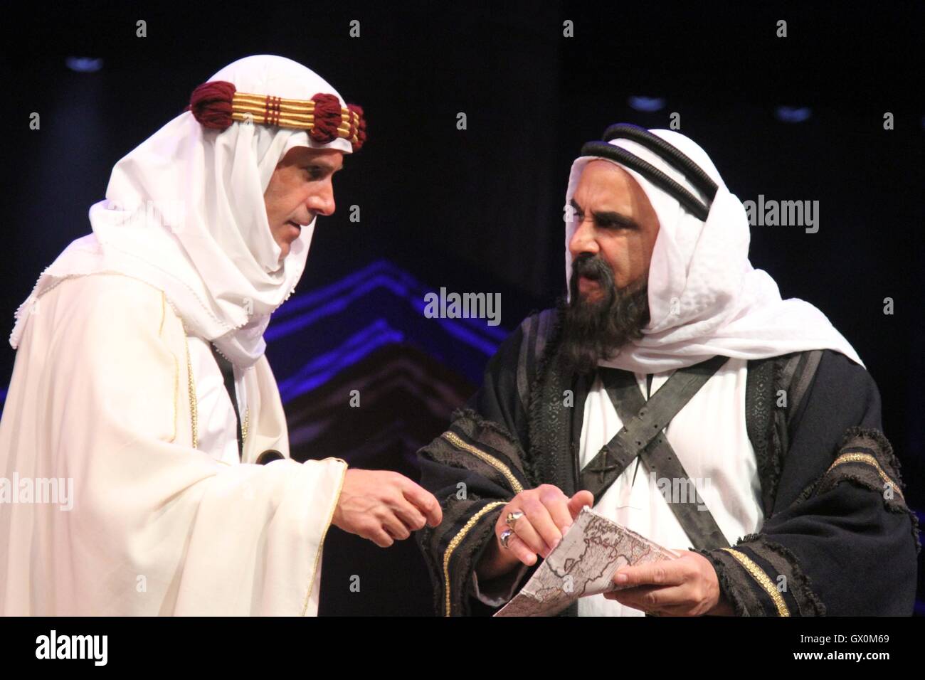 Joseph Fiennes performs as T. E. Lawrence in Terence Rattigan's play ...