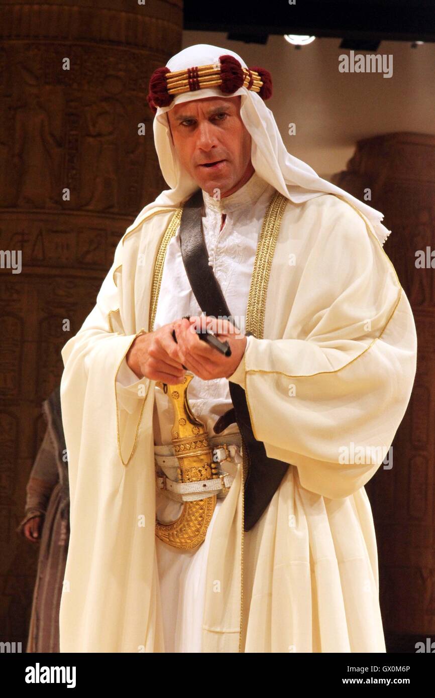 Joseph Fiennes performs as T. E. Lawrence in Terence Rattigan's play ...