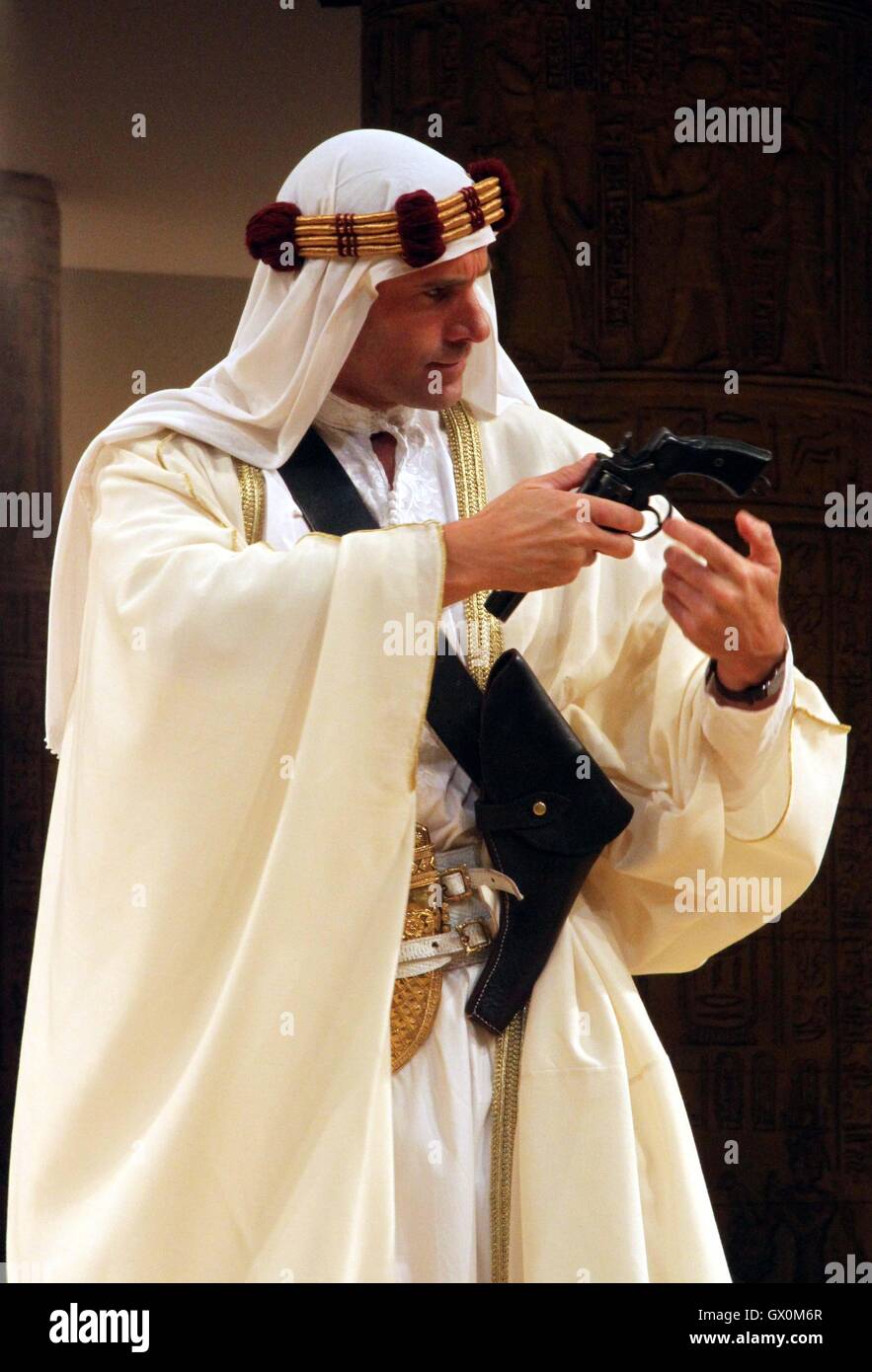 Joseph Fiennes performs as T. E. Lawrence in Terence Rattigan's play ...