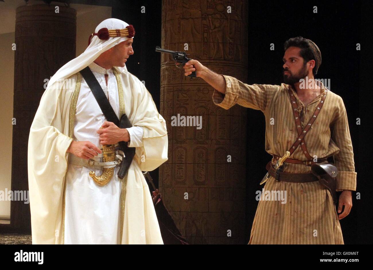 Joseph Fiennes performs as T. E. Lawrence in Terence Rattigan's play ...