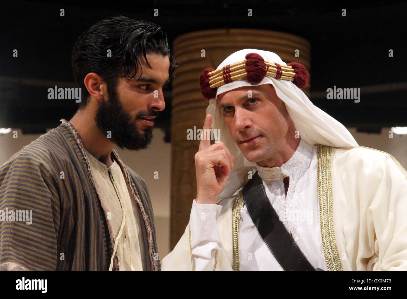 Joseph Fiennes performs as T. E. Lawrence in Terence Rattigan's play ...