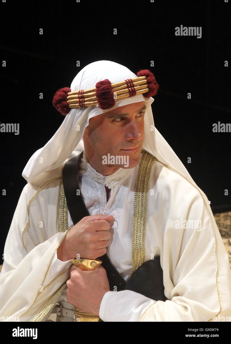 Joseph Fiennes performs as T. E. Lawrence in Terence Rattigan's play ...