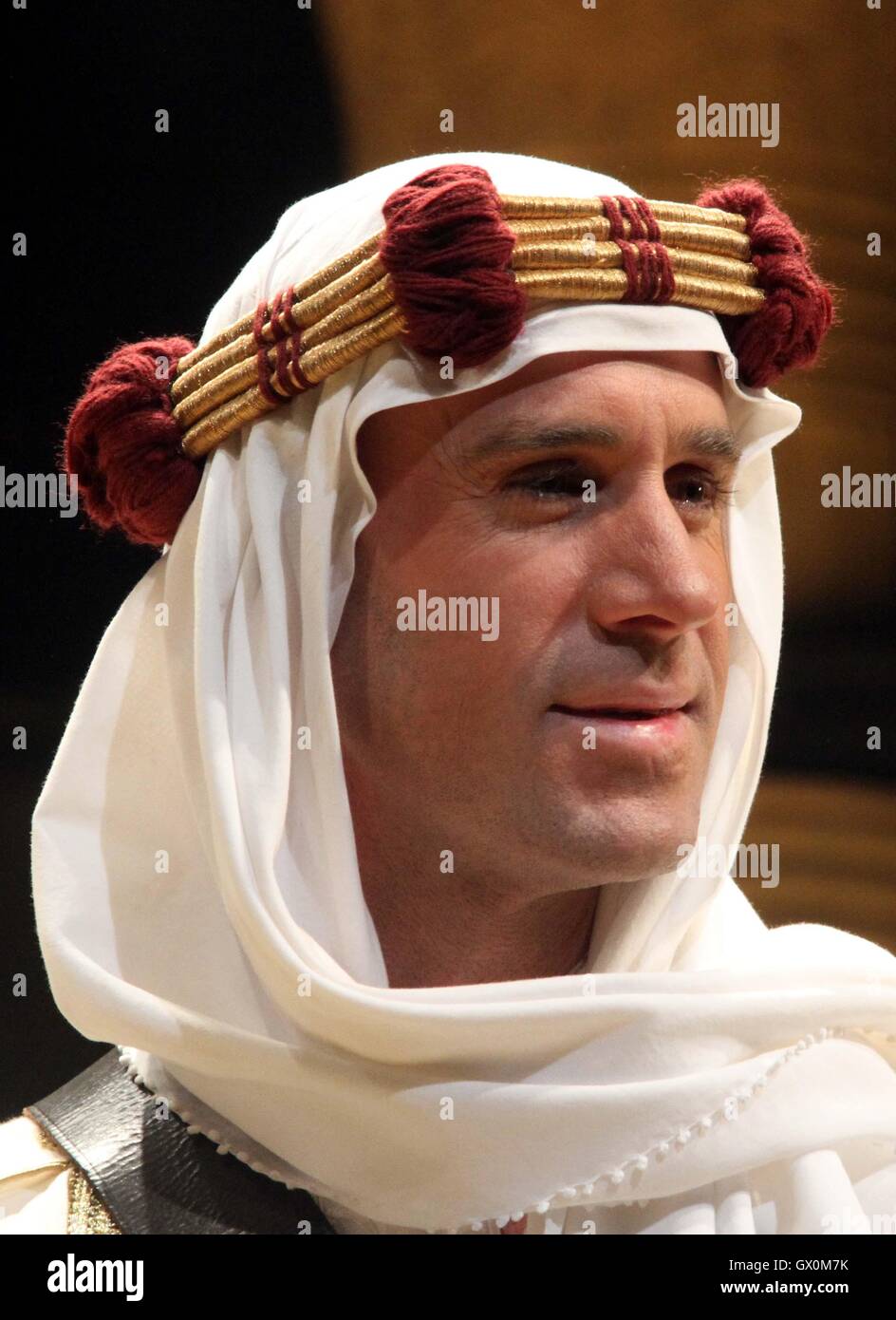 Joseph Fiennes performs as T. E. Lawrence in Terence Rattigan's play ...