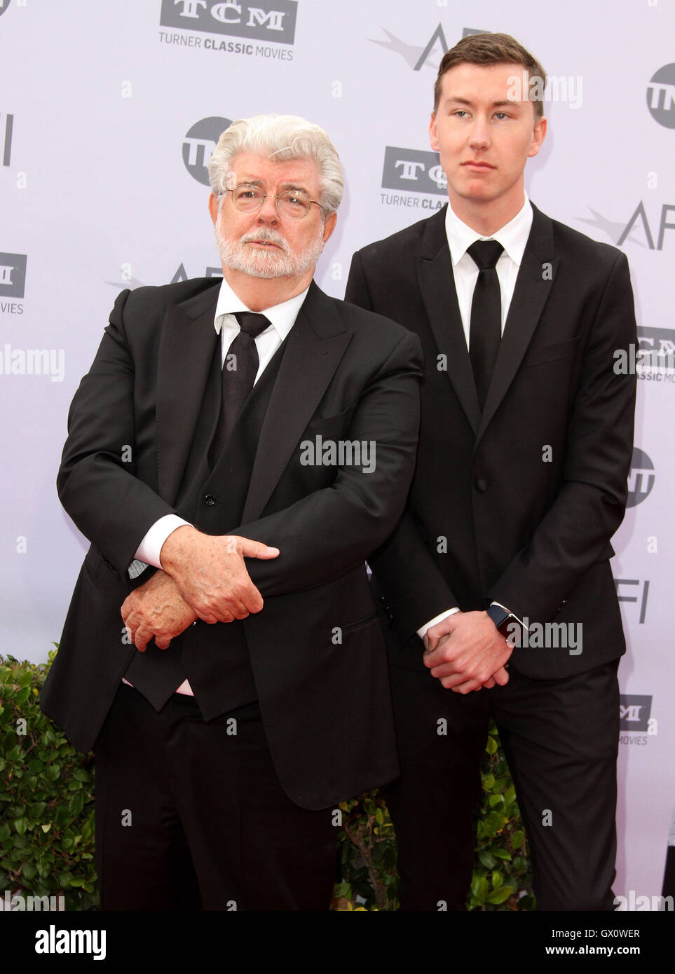 George lucas and son jett lucas hi-res stock photography and images - Alamy