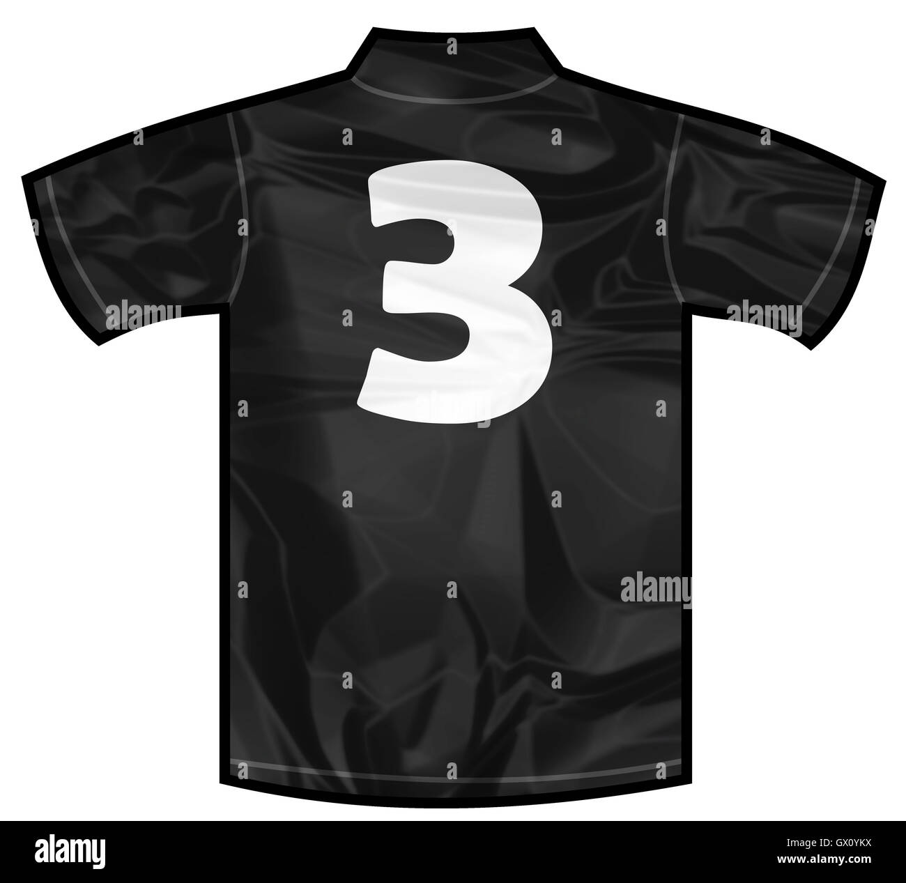 Number Three Football Shirt High Resolution Stock Photography and ...