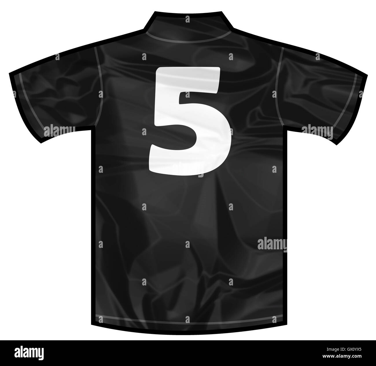 Football back number five hi-res stock photography and images - Alamy