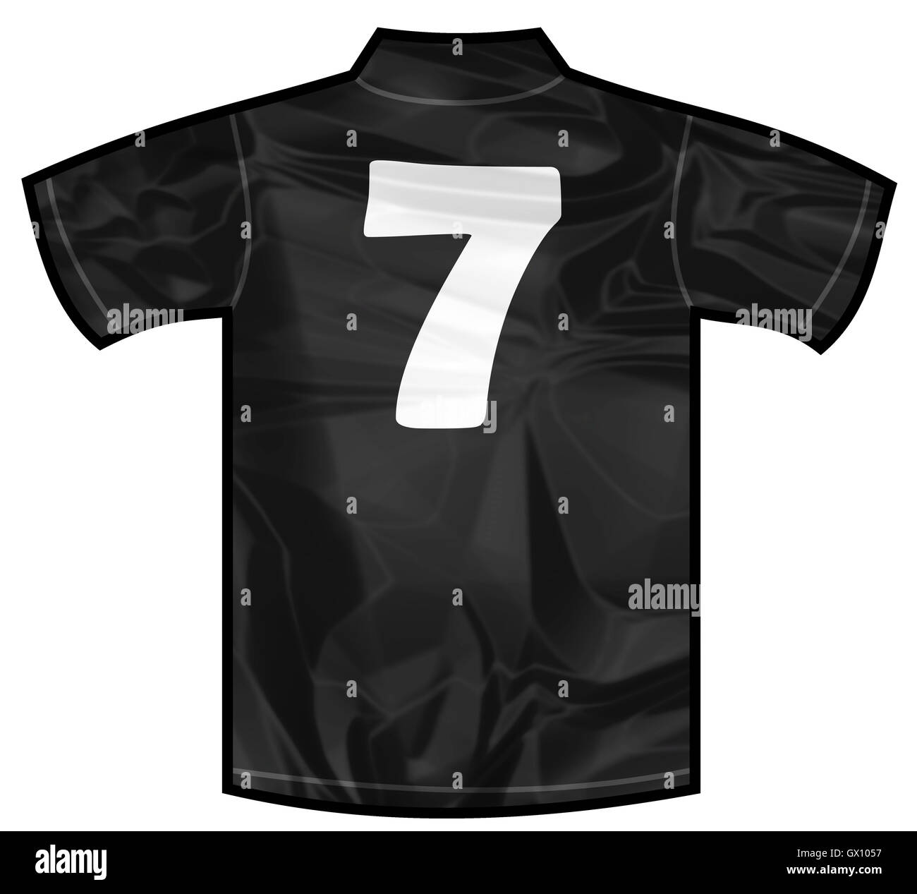 Football shirt number 7 back hi-res stock photography and images - Alamy