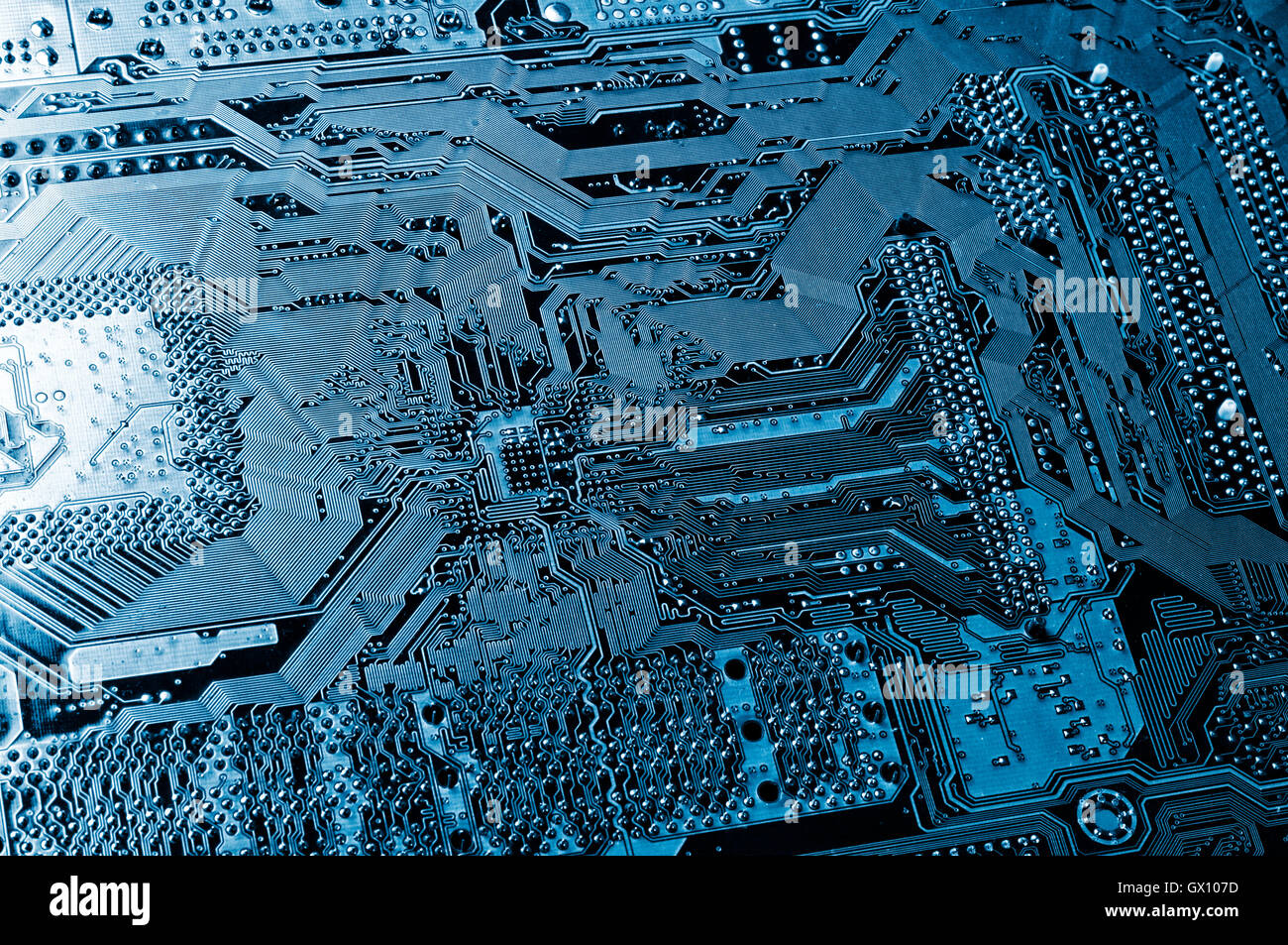 computers motherboard, microchips and electrodes Stock Photo - Alamy
