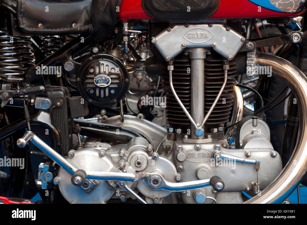 Vintage gilera motorcycle hi-res stock photography and images - Alamy