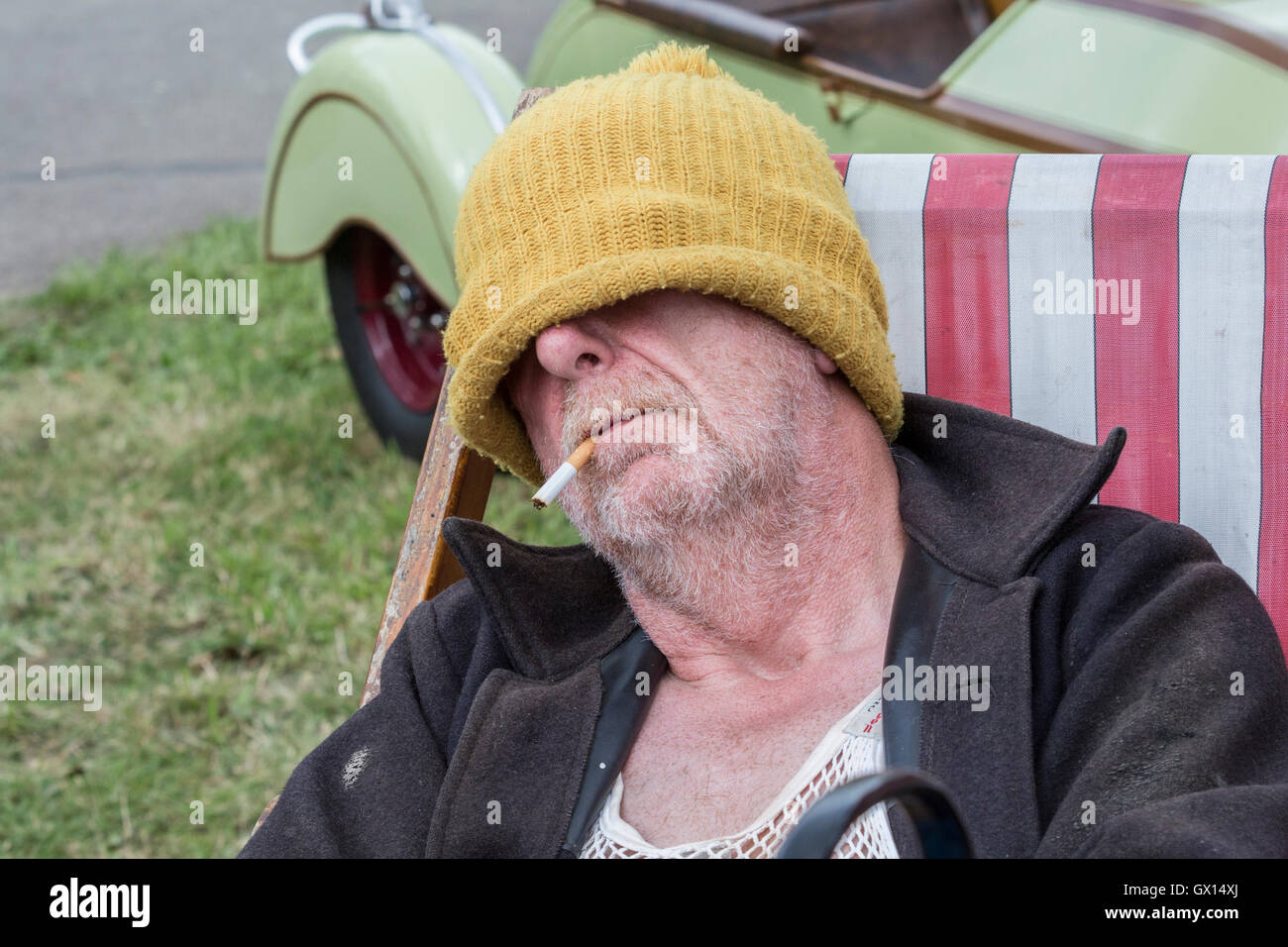 The Comedy Road-menders at Goodwood Revival Stock Photo - Alamy