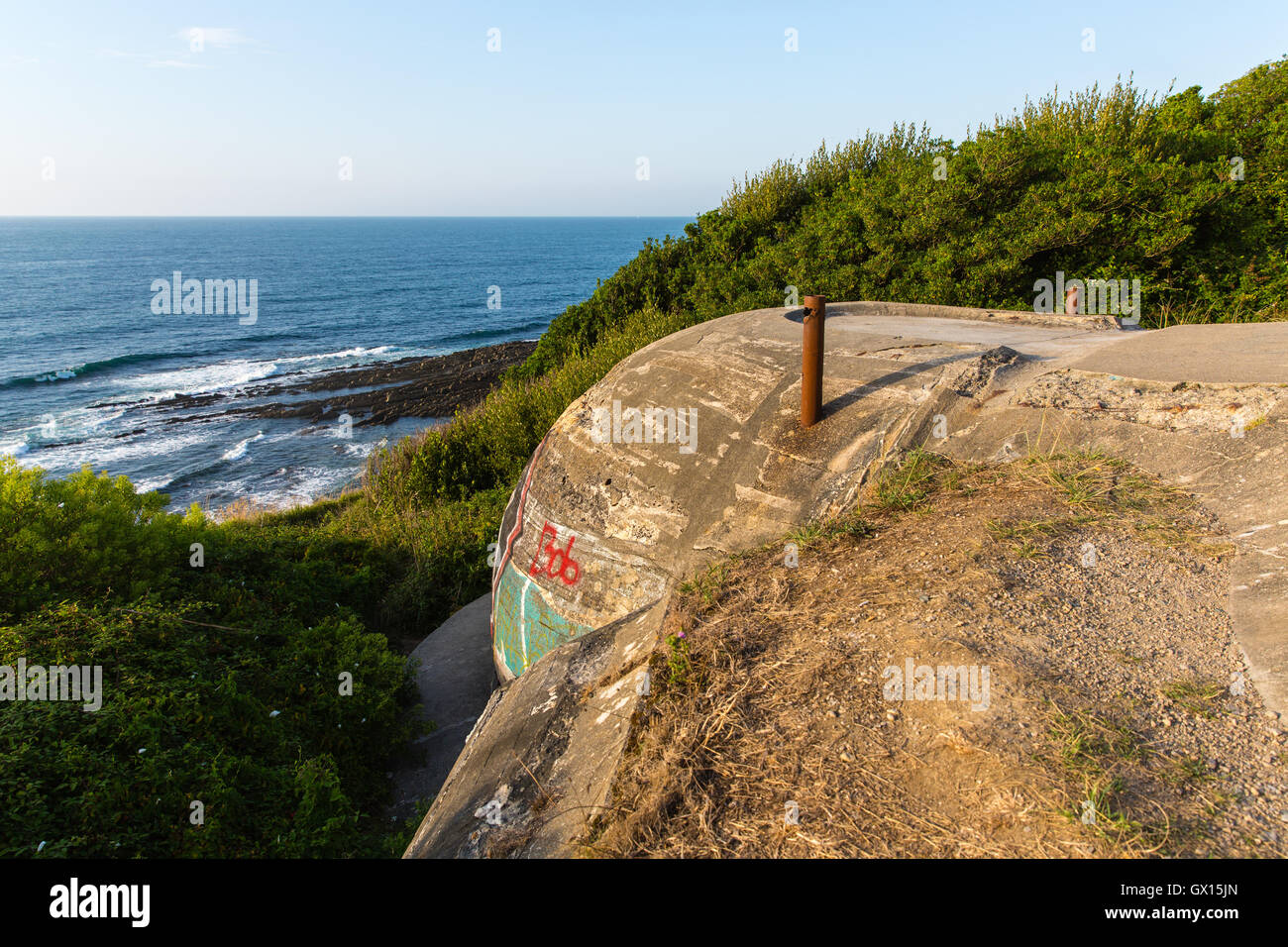 German fortifications, St Jean de Luz Stock Photo - Alamy