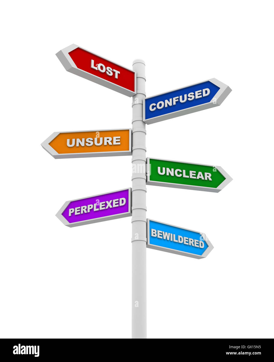 Unclear Road Signs High Resolution Stock Photography and Images - Alamy