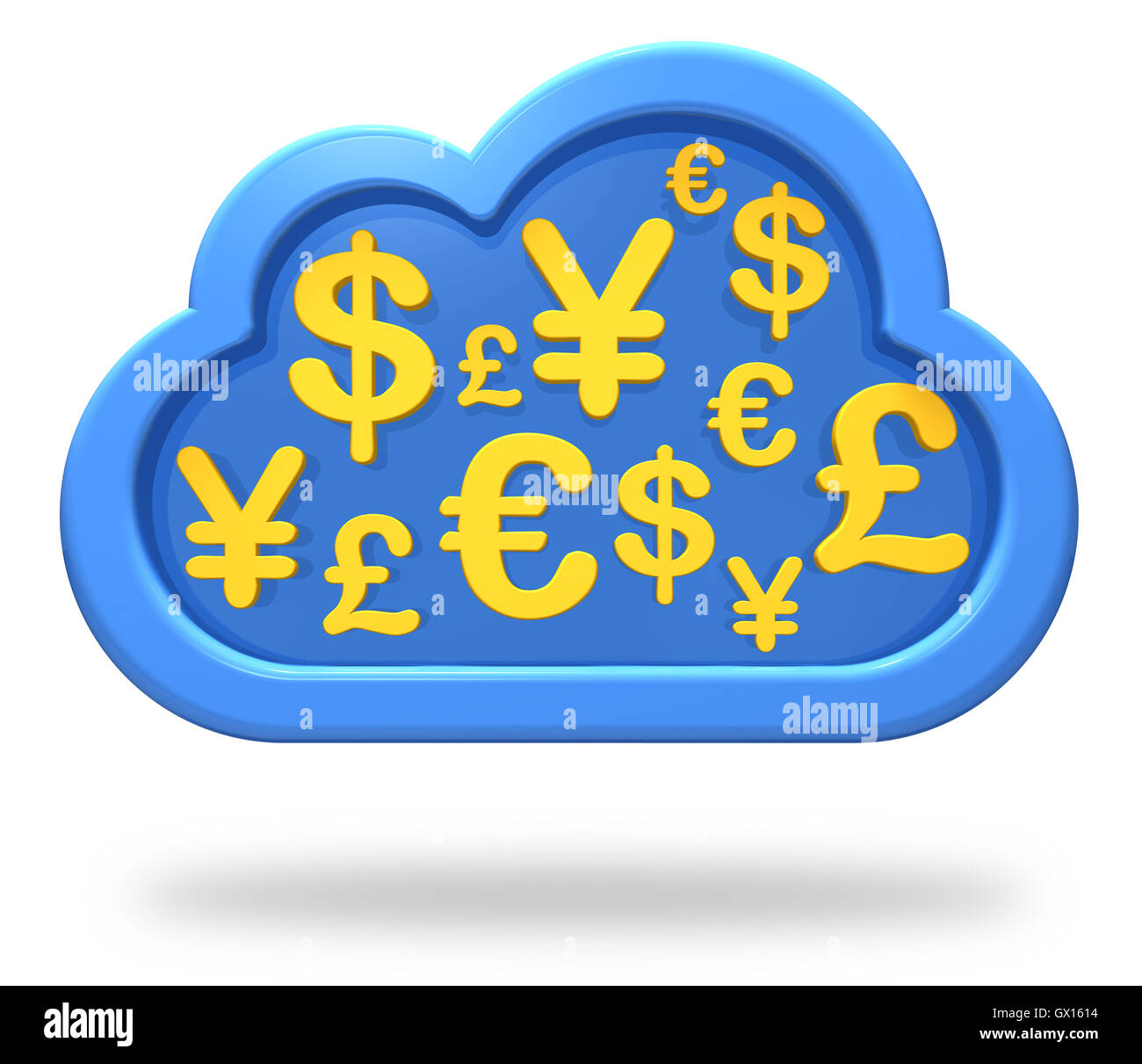 Cloud Computing 3D Stock Photo - Alamy
