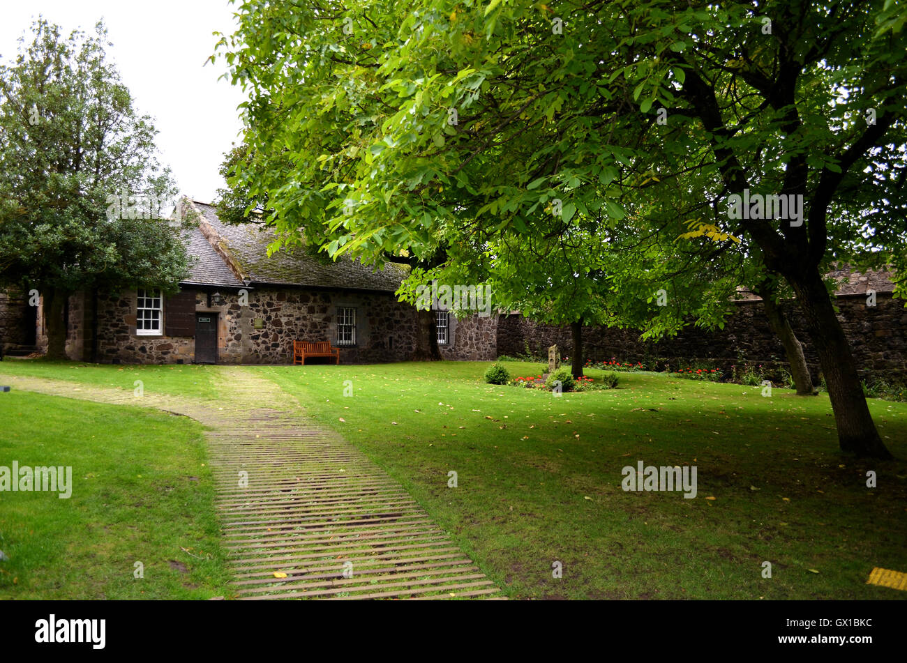 An alcove in the walls of Stirling Castle Stock Photo - Alamy