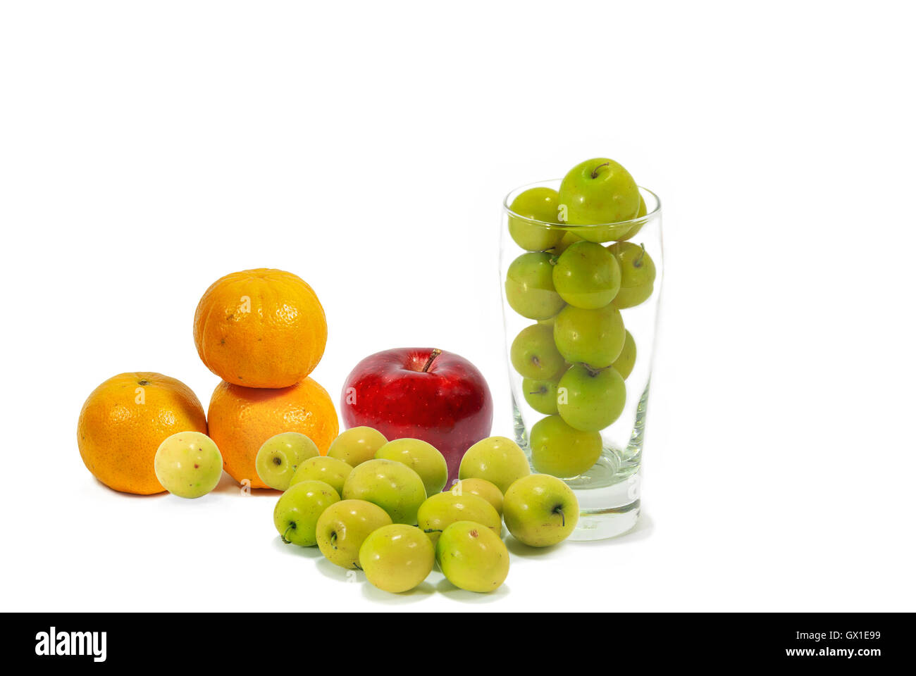 Fruit crops cultivation diet orange apple isolated white background ...