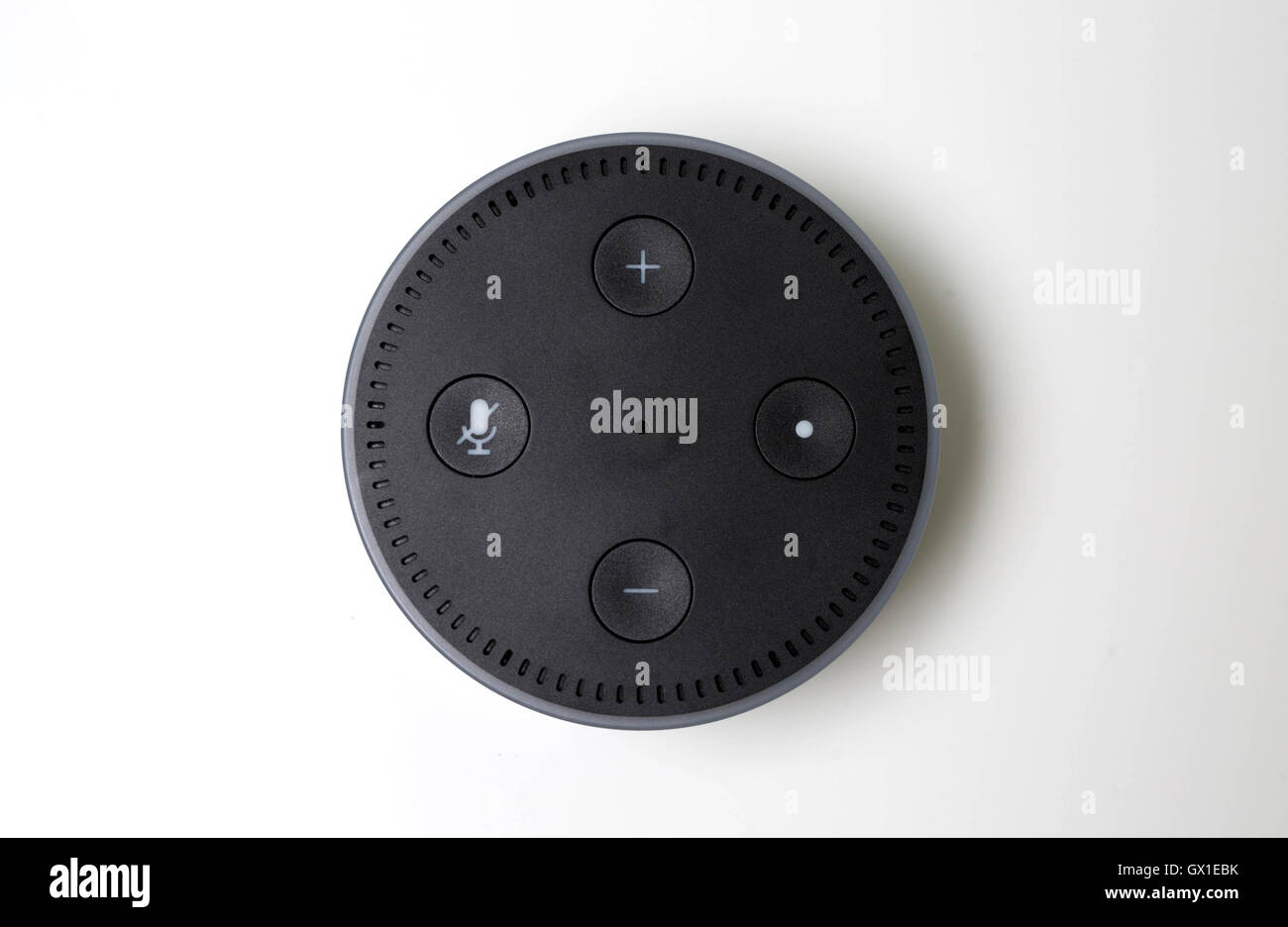 The Amazon Echo Dot at a product launch in London Stock Photo - Alamy