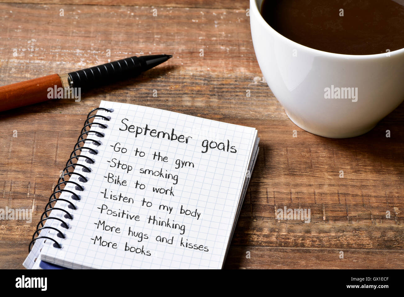 September goals hi-res stock photography and images - Alamy