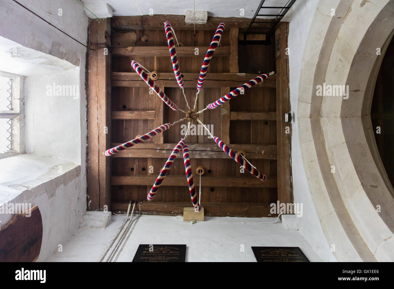Church bell ropes uk hi-res stock photography and images - Alamy