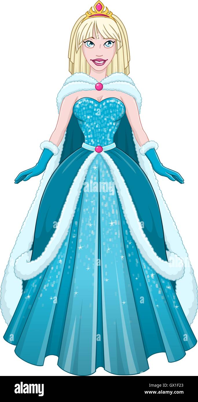 Queen blue coat Stock Vector Images - Alamy