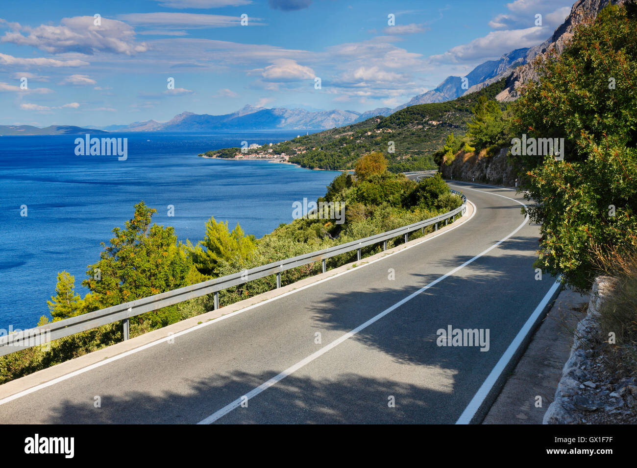 Makarska riviera road croatia hi-res stock photography and images - Alamy