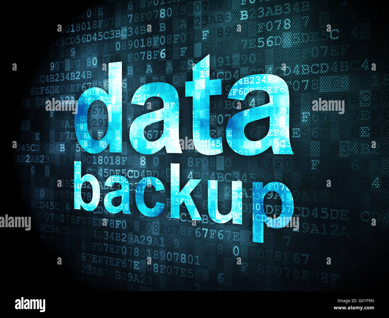 Information concept: Data Backup on digital background Stock Photo - Alamy