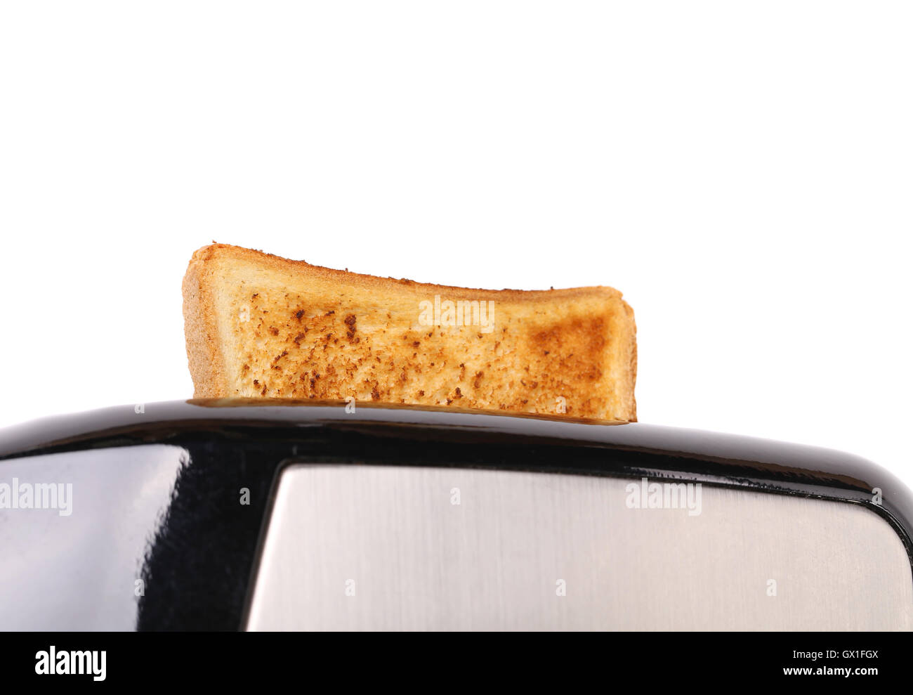 Plain white toast popping up from a toaster Stock Photo - Alamy