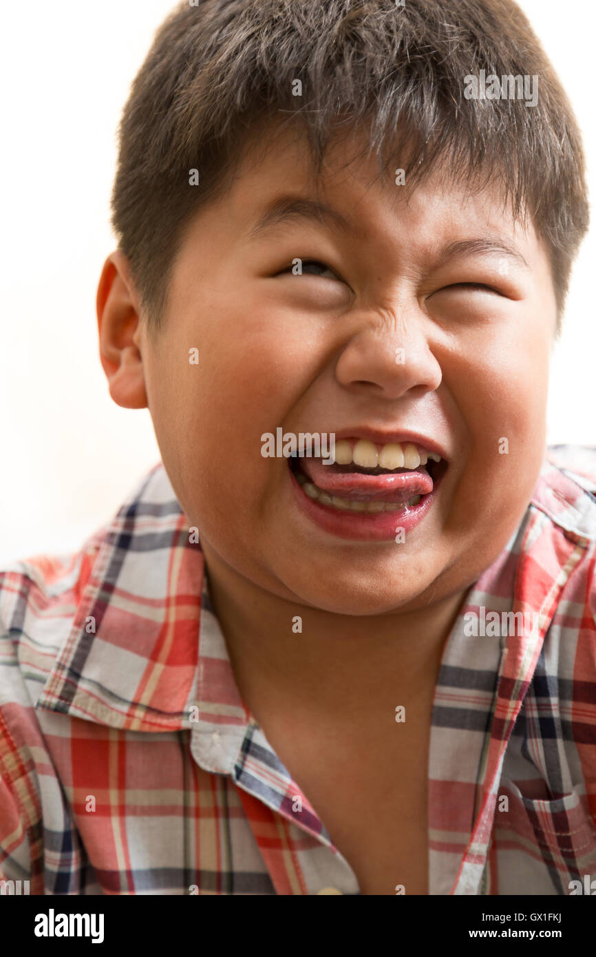 Silly funny expression face tongue hi-res stock photography and images ...