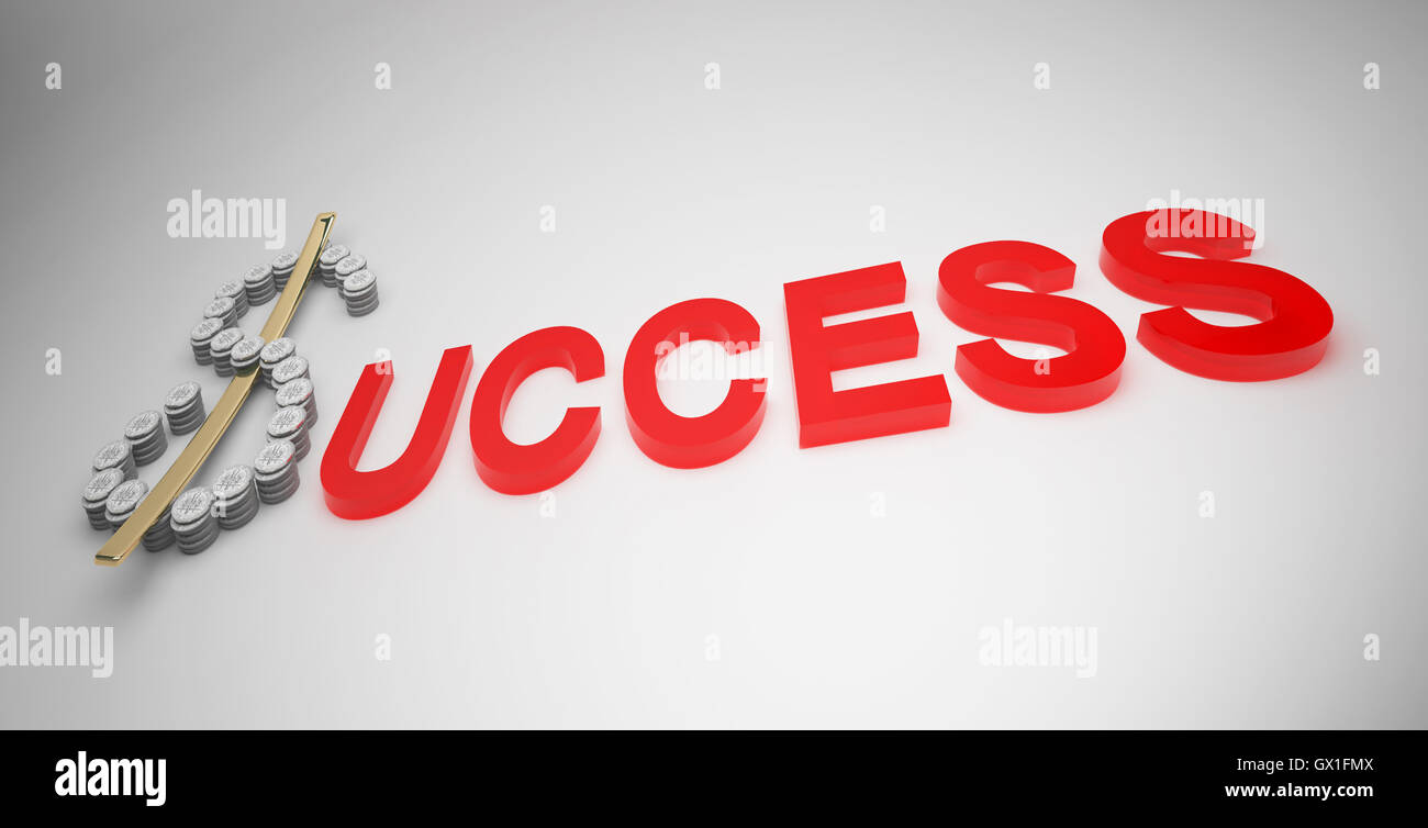 Business in success text Stock Photo - Alamy