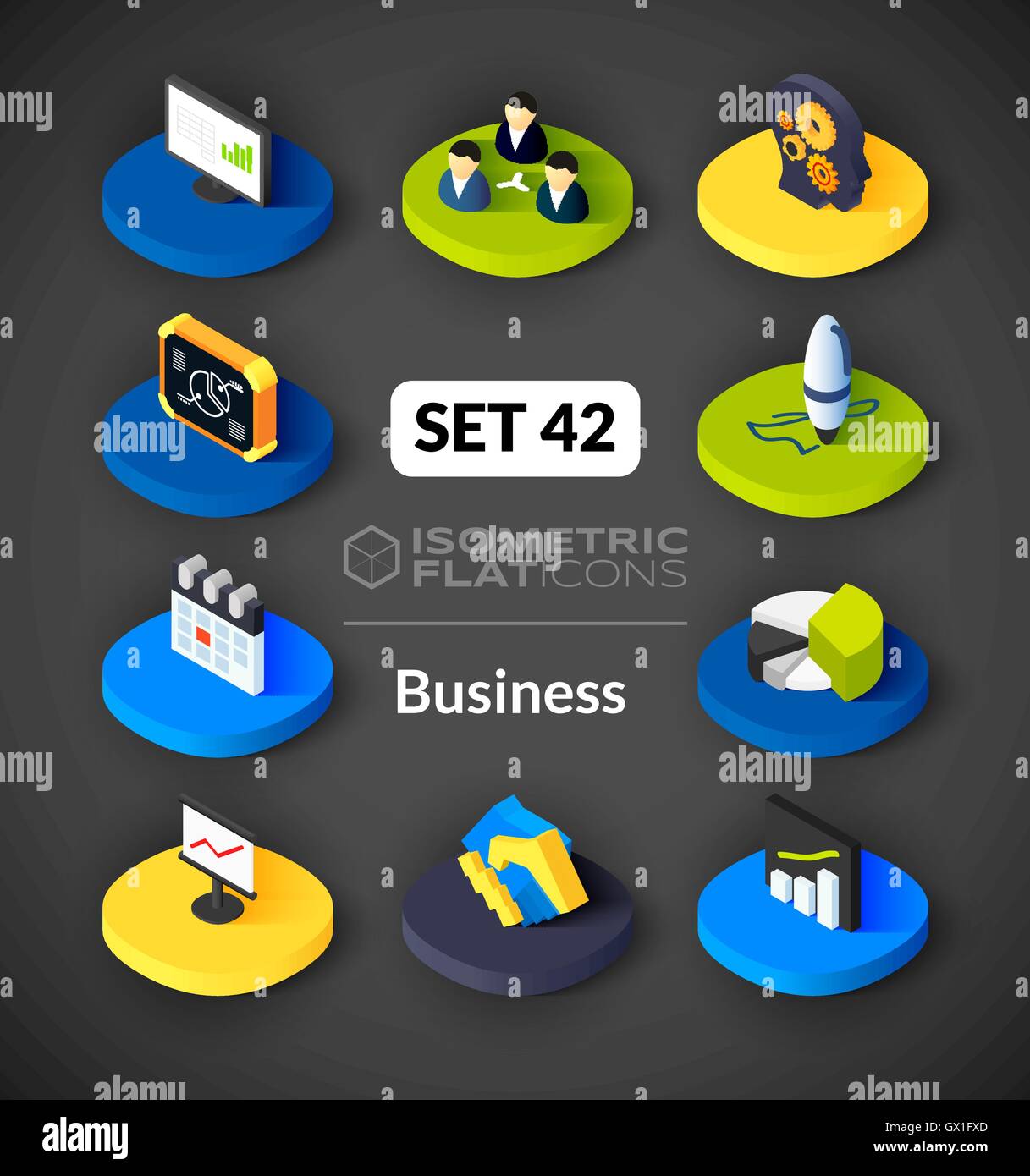 Digital signature flat 3d Stock Vector Images - Alamy