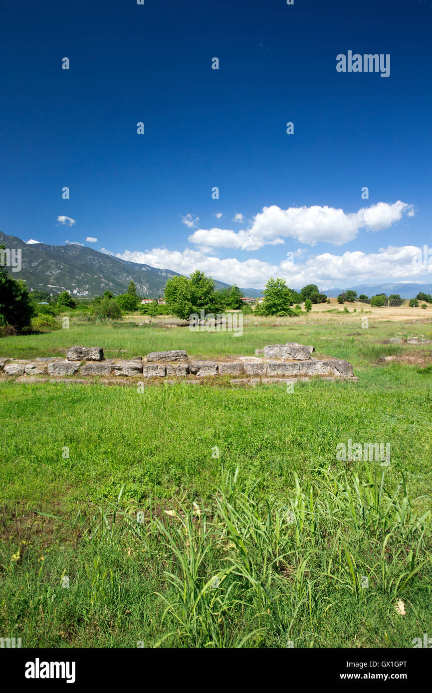 ruins in Dion, Greece Stock Photo - Alamy