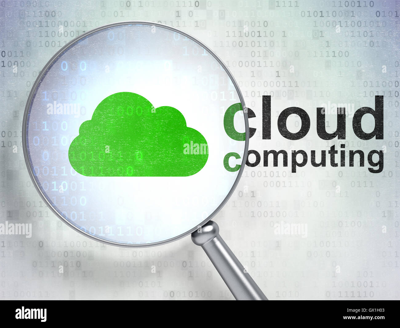 Cloud computing concept: Cloud and Cloud Computing with optical Stock Photo - Alamy