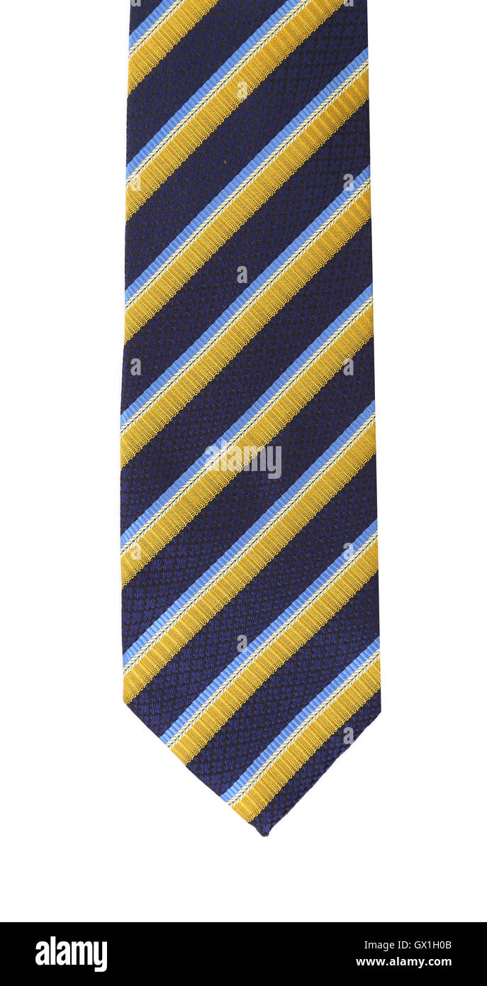 Tie a colorful striped Stock Photo - Alamy