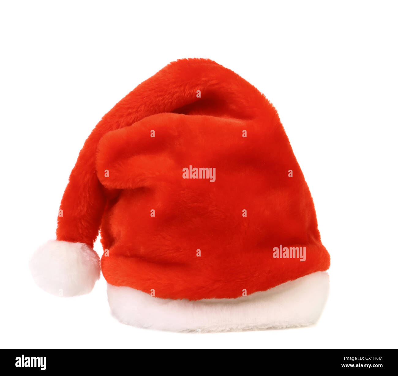 Single Santa Claus red hat Stock Photo - Alamy