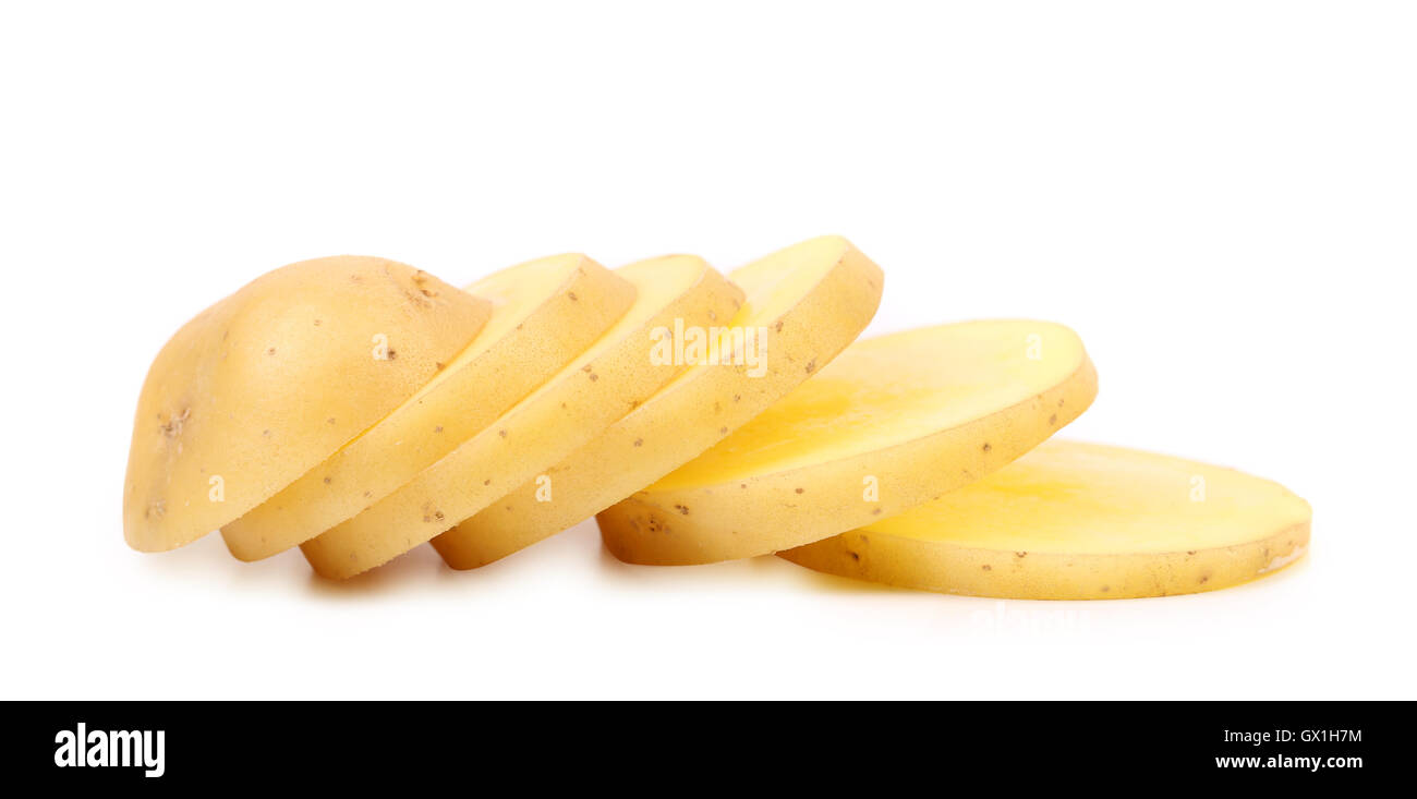 Close up slice raw potato hi-res stock photography and images - Alamy