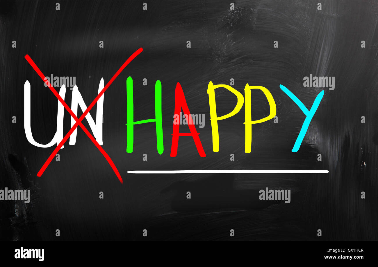 Happy feeling solution concept hi-res stock photography and images - Alamy