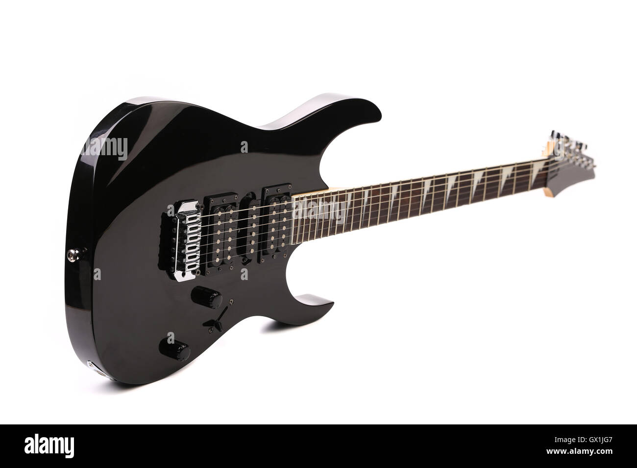 Beautiful black electric guitar hi-res stock photography and images - Alamy
