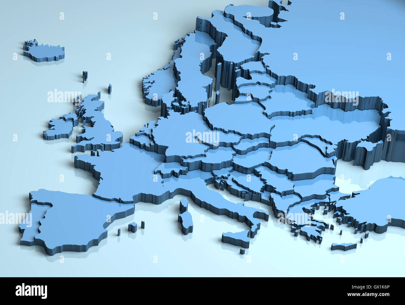 Map greece mainland hi-res stock photography and images - Alamy
