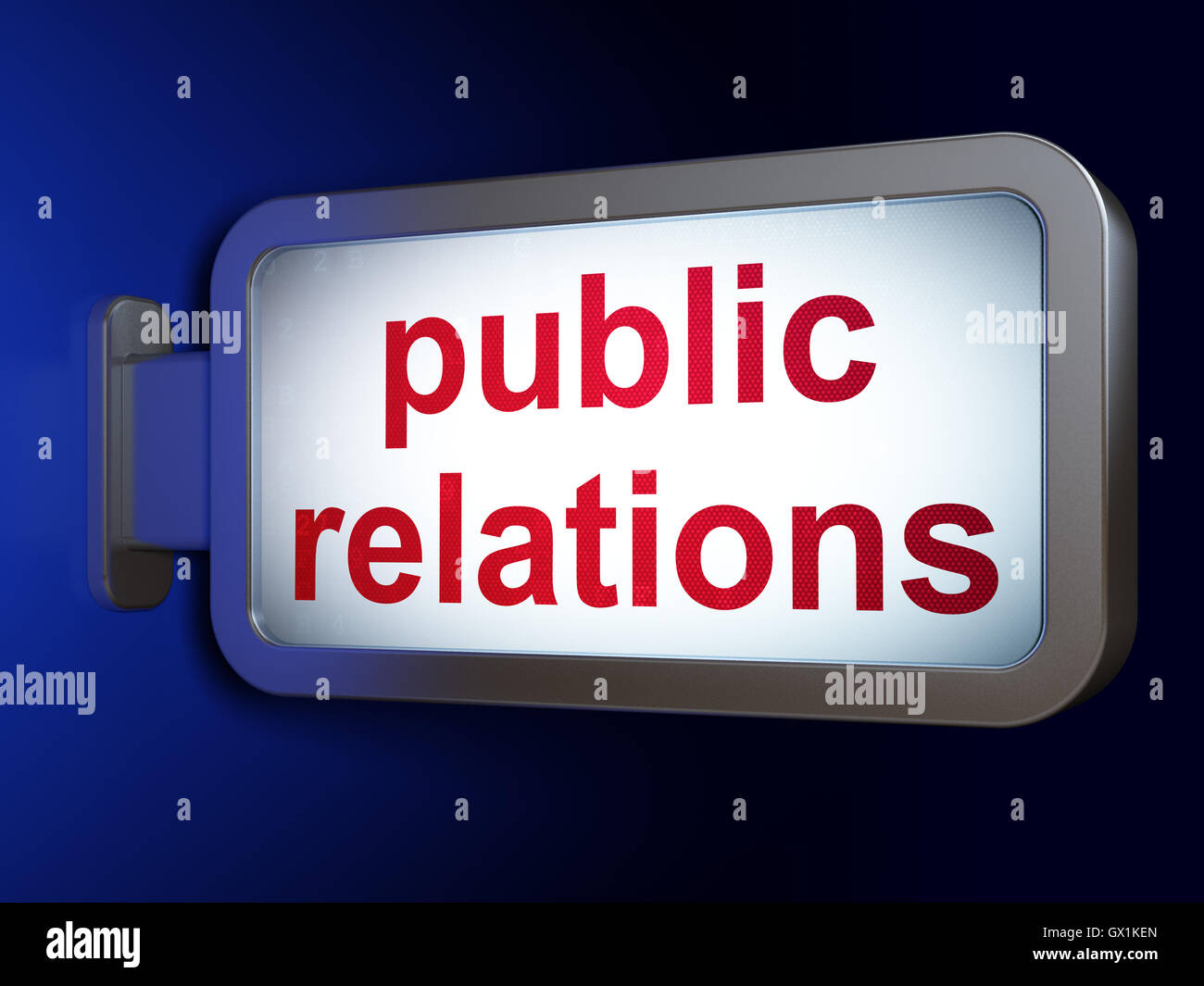 Marketing concept: Public Relations on billboard background Stock Photo ...