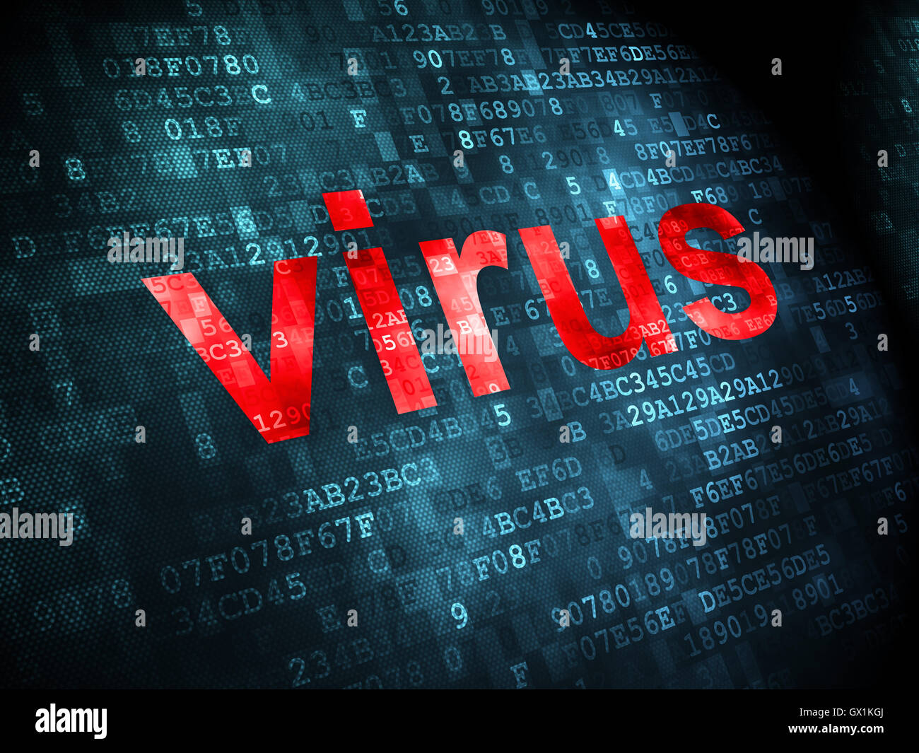 Security concept: Virus on digital background Stock Photo - Alamy