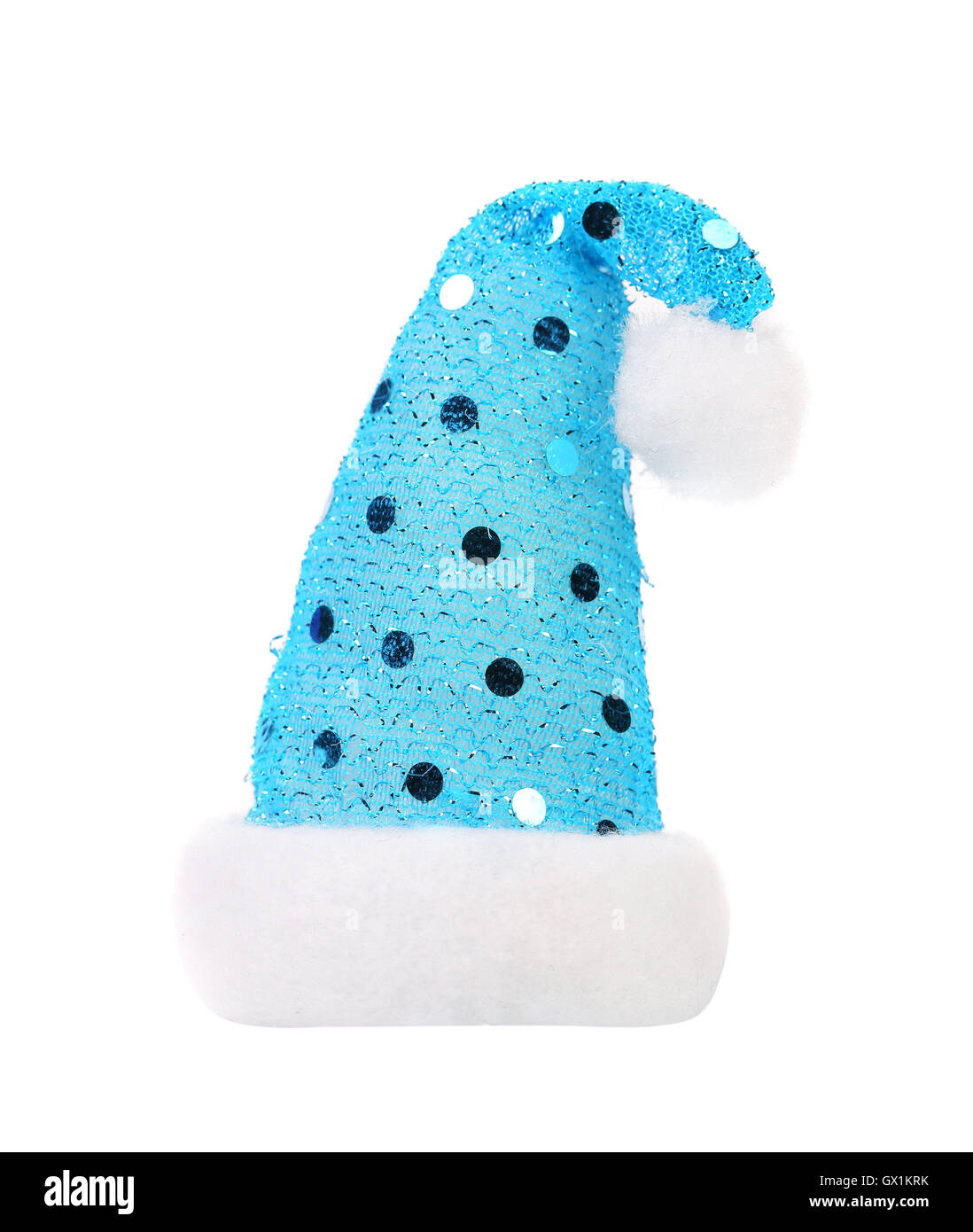 Cap of Santa isolated on white Stock Photo - Alamy