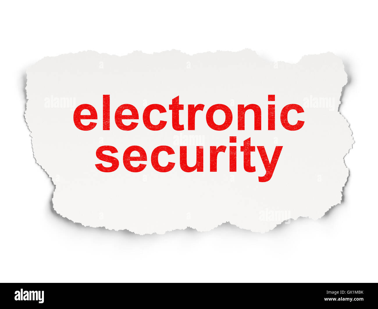 Privacy concept: Electronic Security on Paper background Stock Photo ...