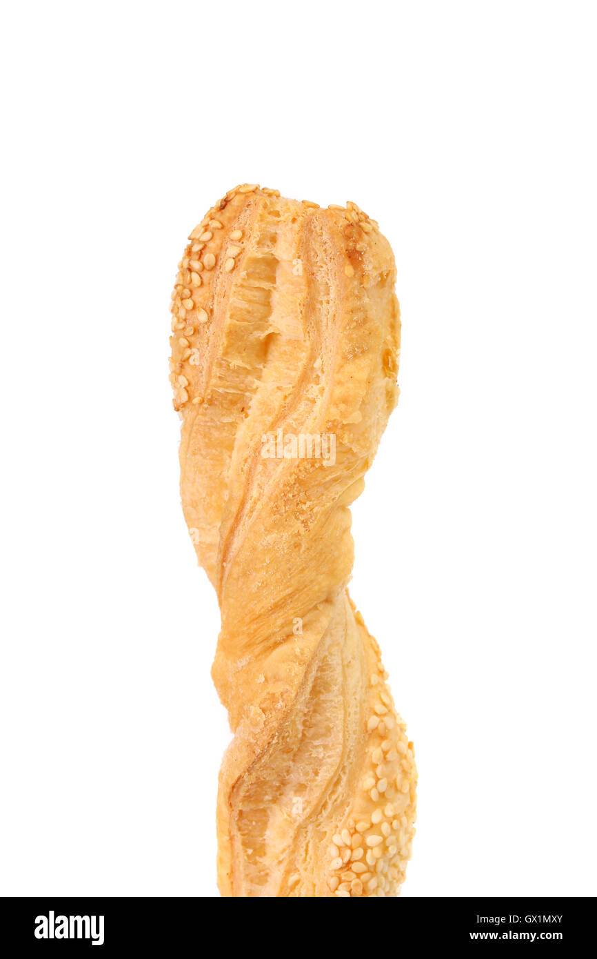 Just baked crunchy puff pastry with sesame Stock Photo - Alamy