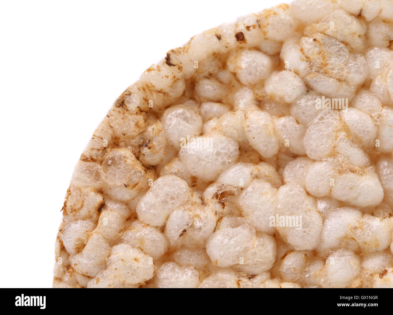 Quarter of single rice cake Stock Photo - Alamy