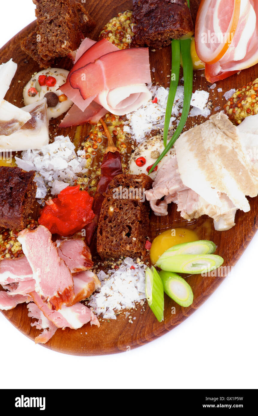 Set of Various Ham Stock Photo - Alamy