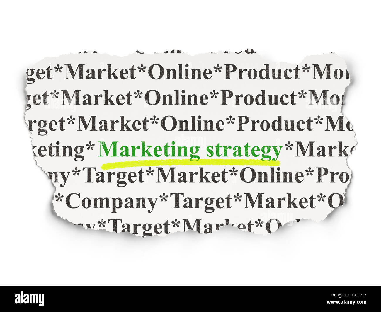 Marketing concept: Marketing Strategy on Paper background Stock Photo ...
