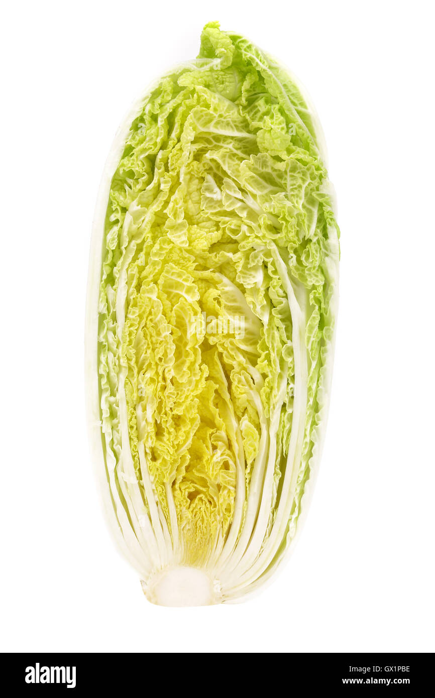 Slice of chinese cabbage Stock Photo - Alamy