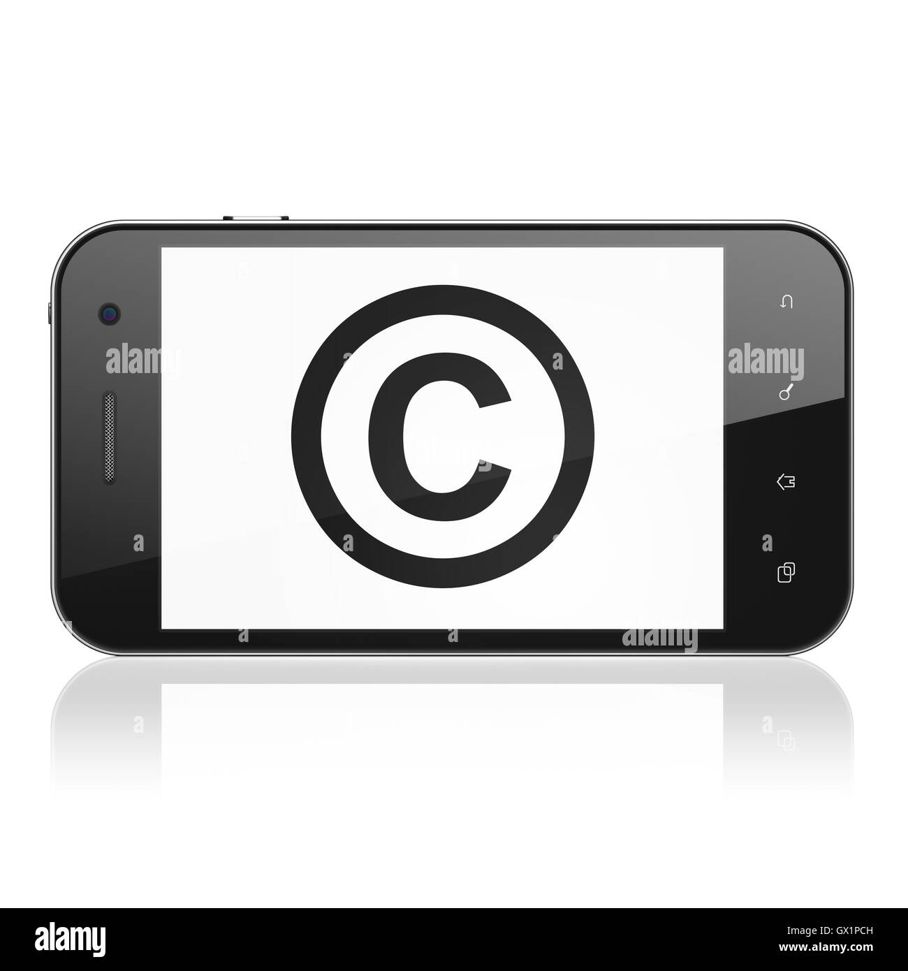 Law concept: Copyright on smartphone Stock Photo - Alamy