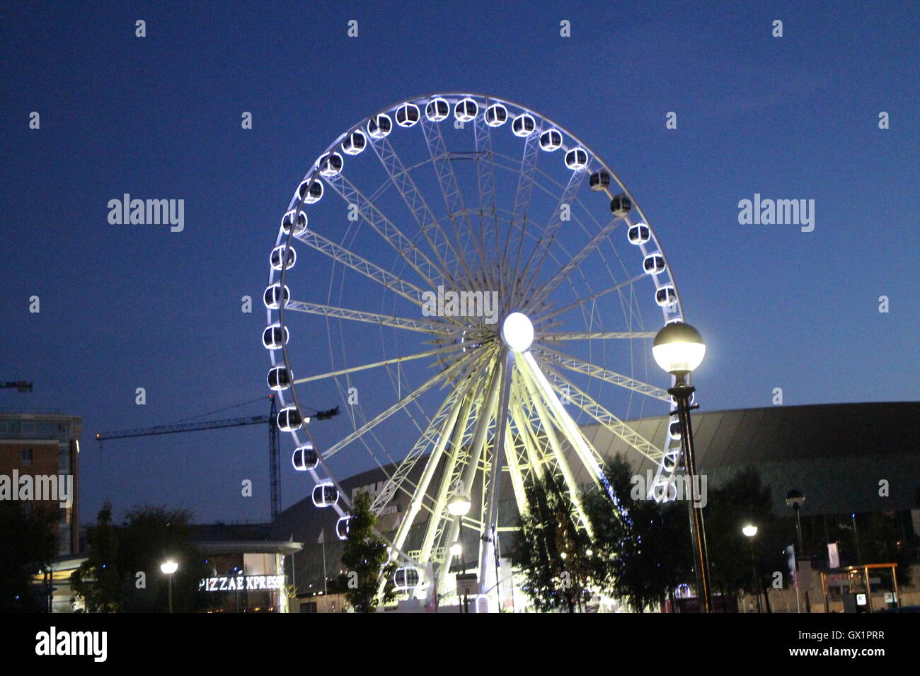 Photo depicting big wheel in Liverpool Stock Photo - Alamy